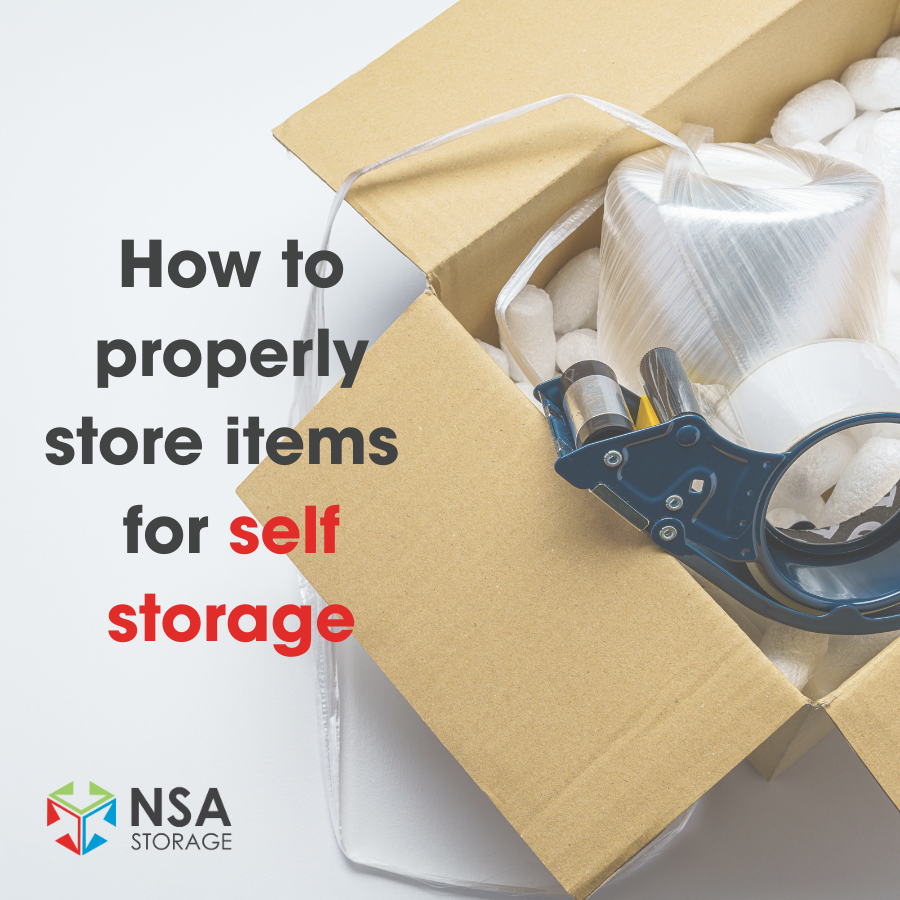 Self-Storage Tips for Commonly Stored Items - NSA Storage Blog