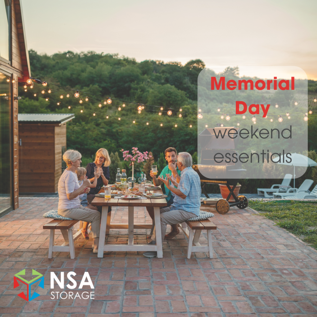 Must-have Items for Memorial Day Weekend - NSA Storage Blog